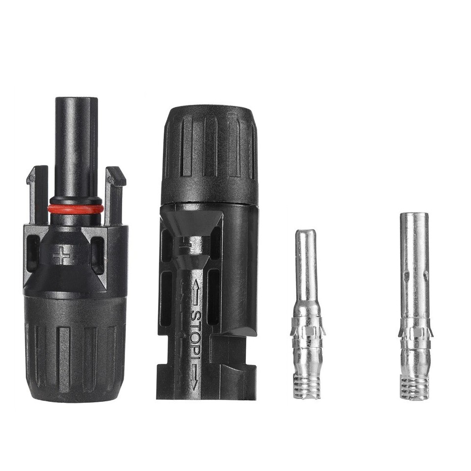 24 PCS Waterproof Solar Connectors Solar Panel Wire Joiners Crimper ...