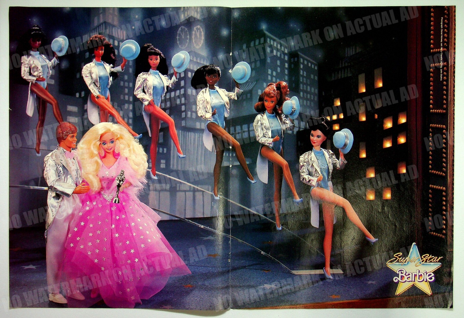 Super Star Barbie Doll Mattel 1990 Trade Print Magazine Ad Poster ...