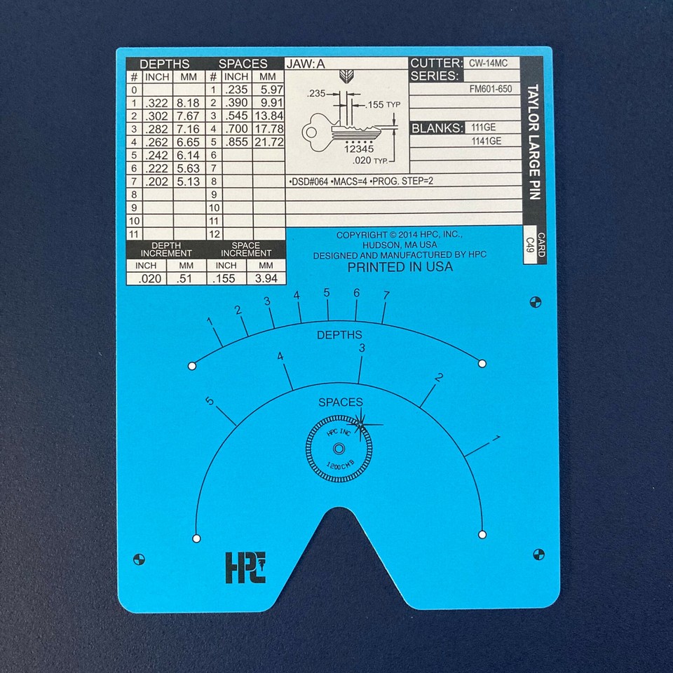 New HPC Replacement Code Cards for 1200 CMB Blitz - Free Shipping ...