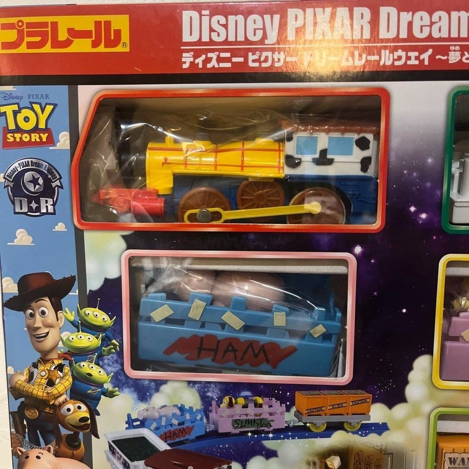 NEW Plarail Disney Pixar Dream Railway TOY STORY Woody train set Takara ...