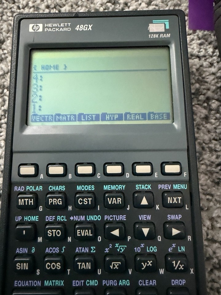 COLLECTOR GRADE HP 48GX Graphing Calculator - 128K - Mint Screen ...