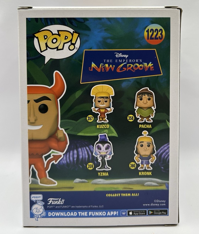 PATRICK WARBURTON SIGNED KRONK THE EMPEROR’S NEW GROOVE FUNKO POP ...