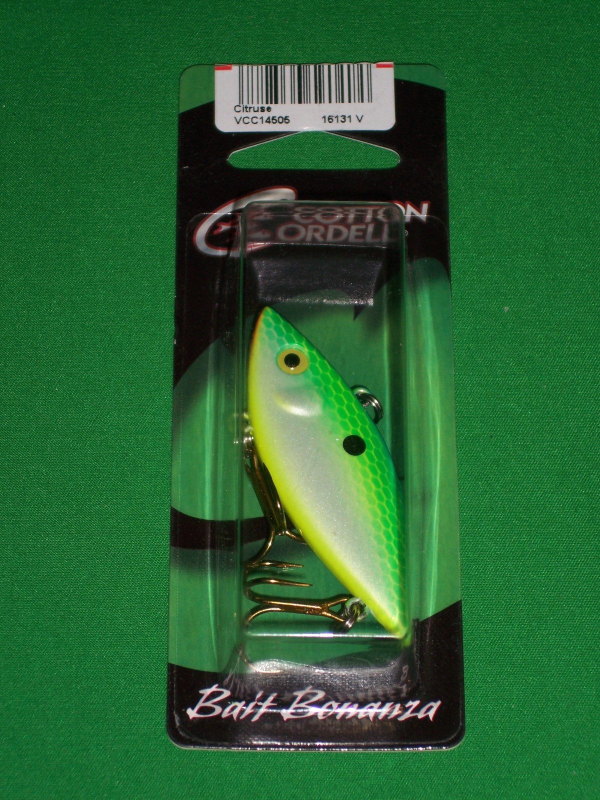 Rattle Spot Rattle Trap Citruse 2 1/2" 1/4 oz Cotton Cordell Fishing ...