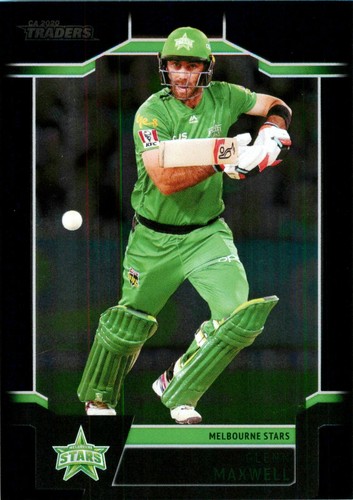 New 2020 2021 MELBOURNE STARS BBL Cricket Card GLENN MAXWELL Traders ...