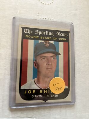 1959 Joe Shipley San Francisco Giants: The Sporting News Rookie Stars ...