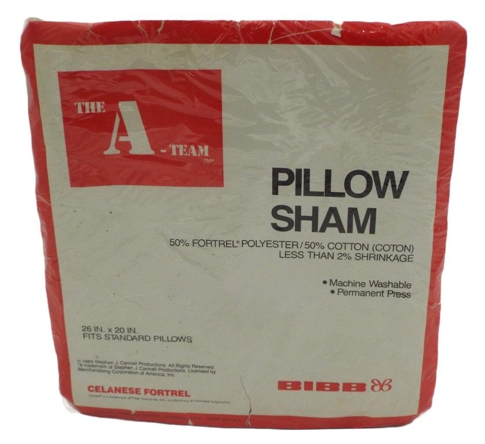 The A-Team Mr. T Pillow Sham Fits Standard Pillow Kids Bedroom New in ...