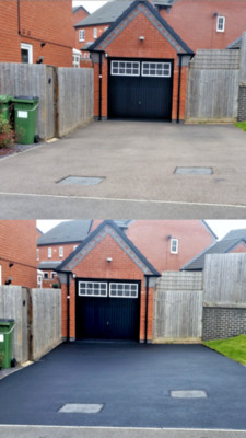 20litre driveway black tarmac paint-restorer-sealant drive master (hard ...