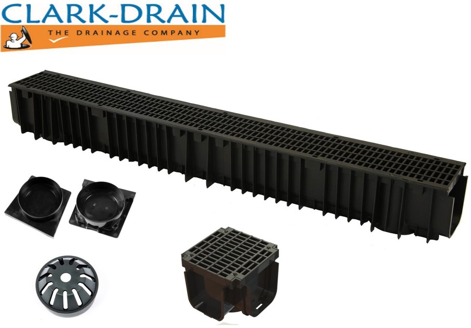 Clark Drain CD422 Mesh Heavy Duty Drainage channel Plastic Grating 1m ...