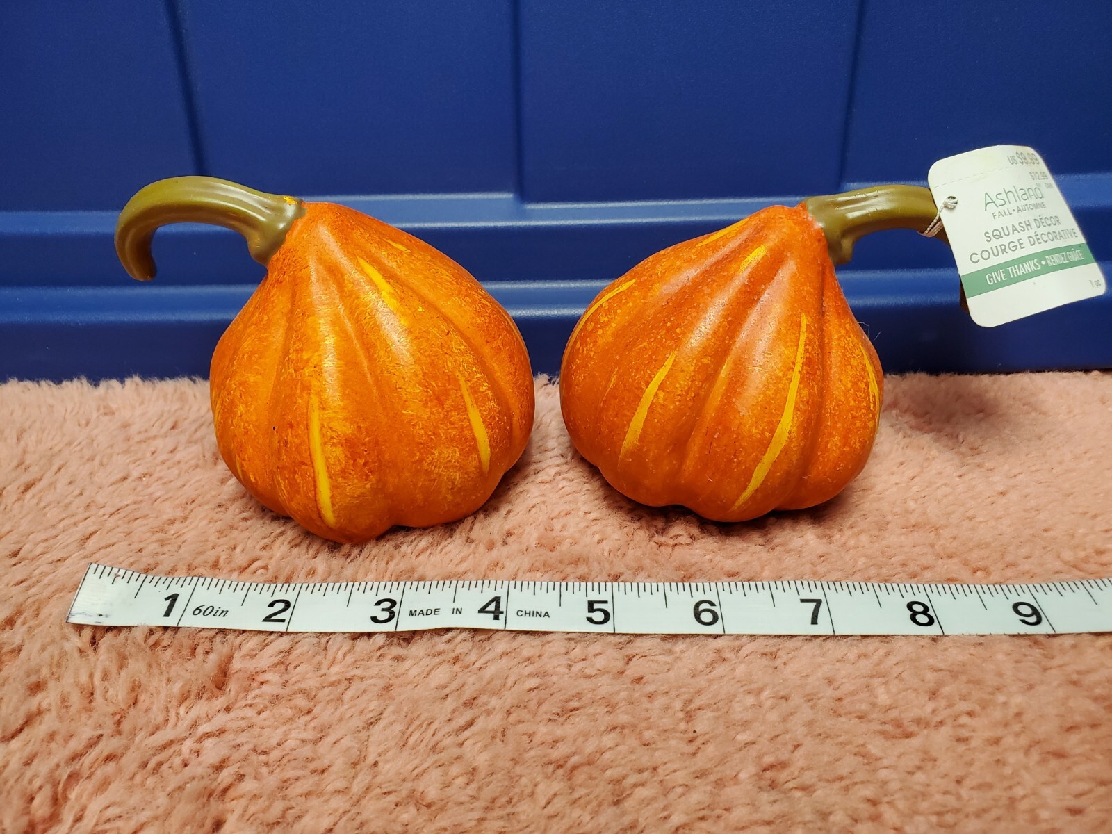 Ashland Fall Squash Tabletop Decor "Give Thanks" Squash Fall Decor Lot ...