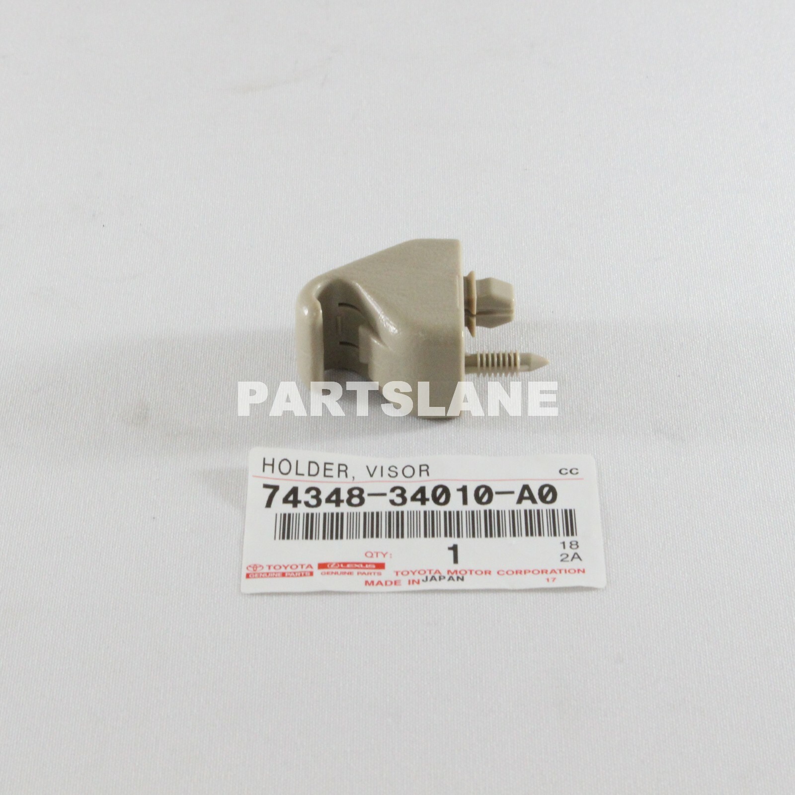 74348-34010-A0 Toyota OEM Genuine HOLDER, VISOR | 7434834010A0 ...