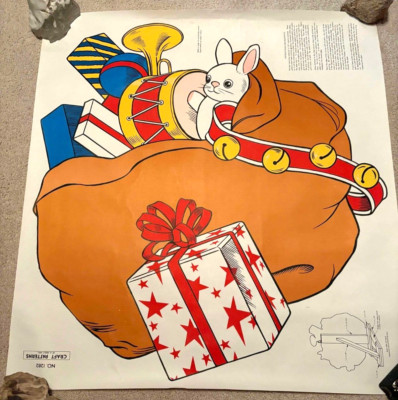 Vintage NEELY HALL Craft Pattern--SANTA'S SACK OF TOYS! #1282 Unused | eBay