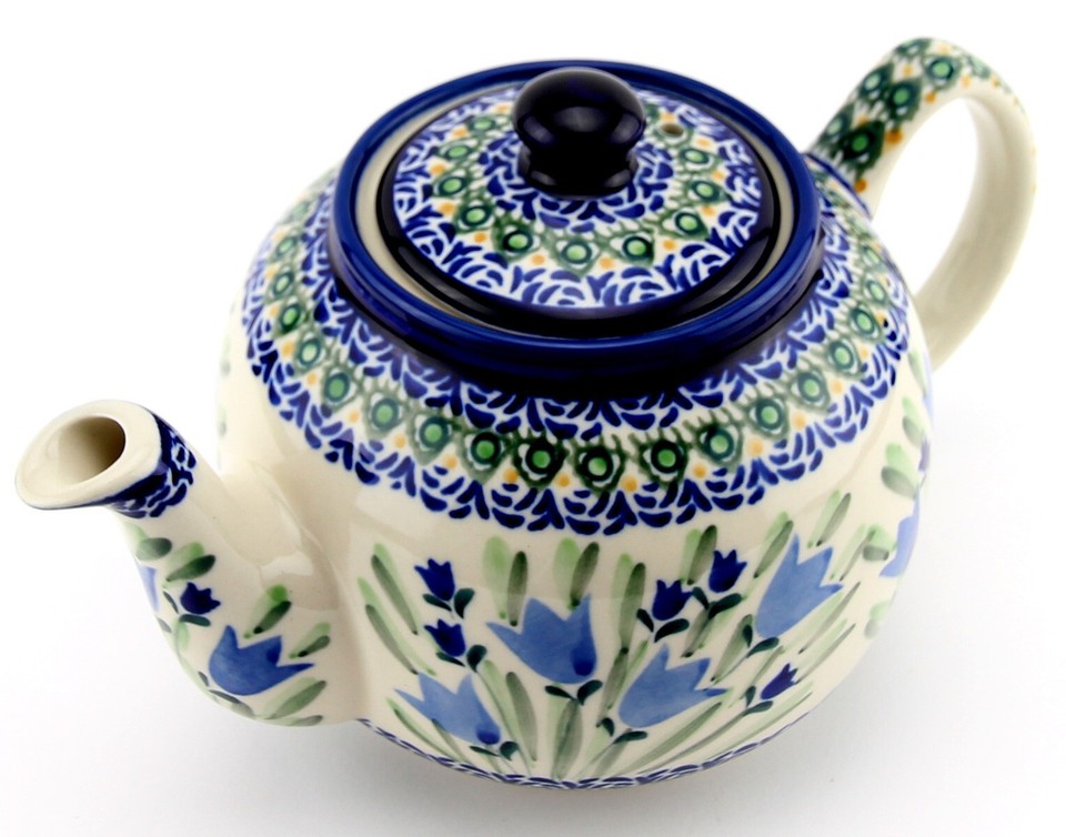 Polish Pottery Teapot 4 Cups Capacity from Zaklady Boleslawiec in ...
