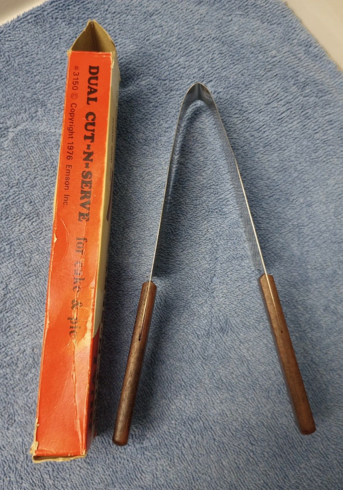 EUC Vtg Dual Cut-N-Serve For Cake And Pie # 3150 Emson 1976 | eBay