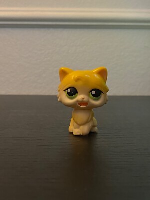 LPS Littlest Pet Shop Magic Motion Cat (yellow/orange Persian cat) | eBay