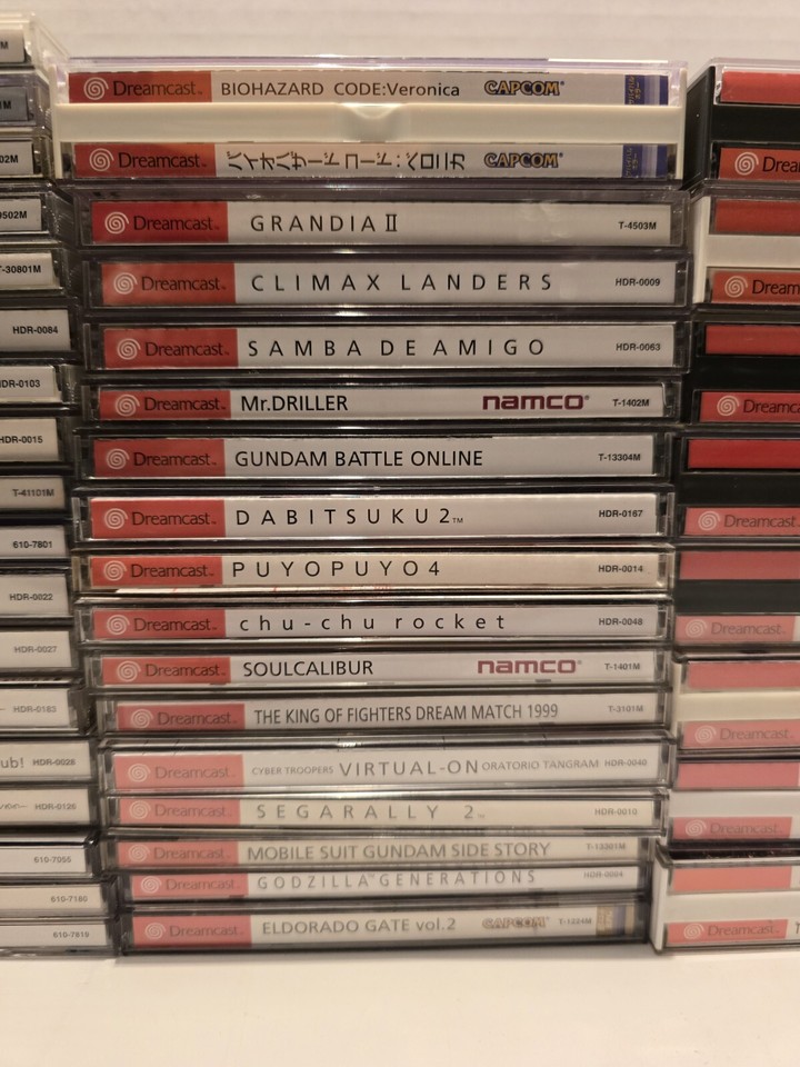 60 Game Bundle Sega Dreamcast Lot Imports + Code Breaker To Play On US ...