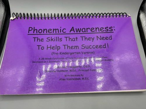 Heggerty Phonemic Awareness Pre Kindergarten Purple Book Curriculum ...