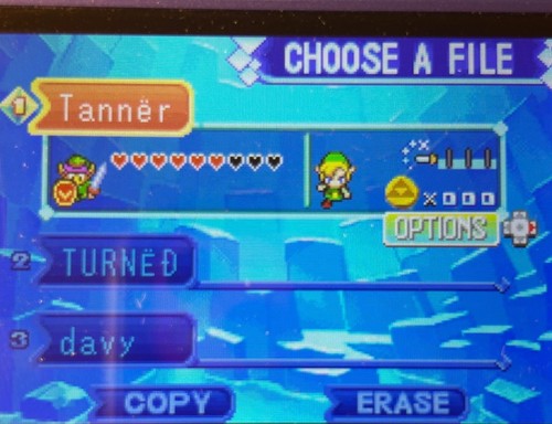 zelda four swords gba nfr not for resale Cart nintendo gameboy advance ...