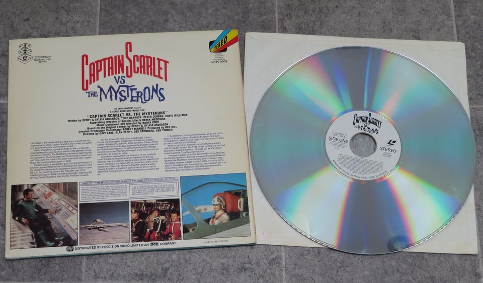 laserdisc - Captain Scarlet and the Mysterons | eBay Australia