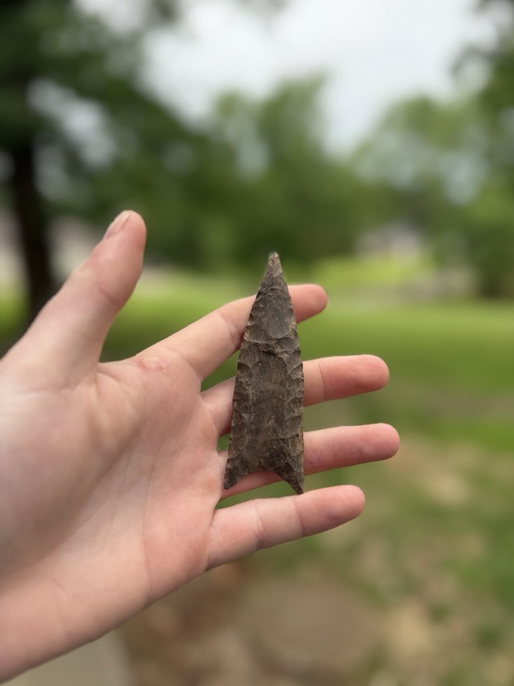 Native American Paleo Fluted Cumberland Arrowhead Point | eBay