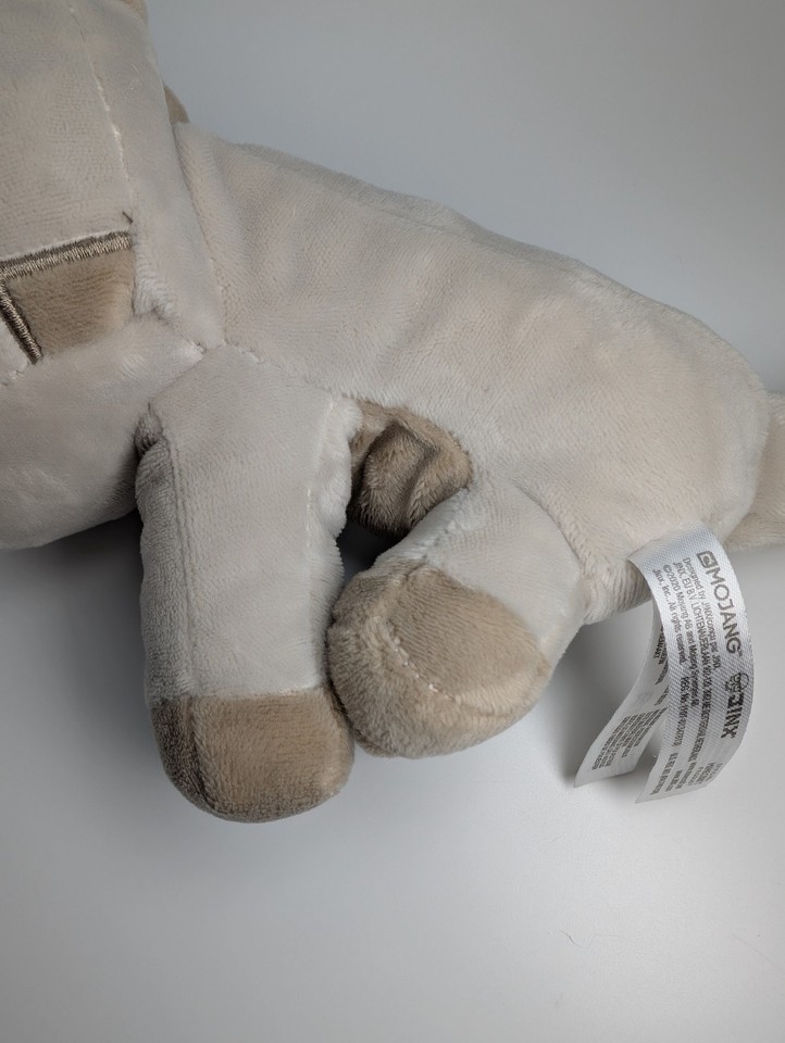 Minecraft Ragdoll Cat Plush Toy Gray Happy Explorer Kitten Blue Eyes ...