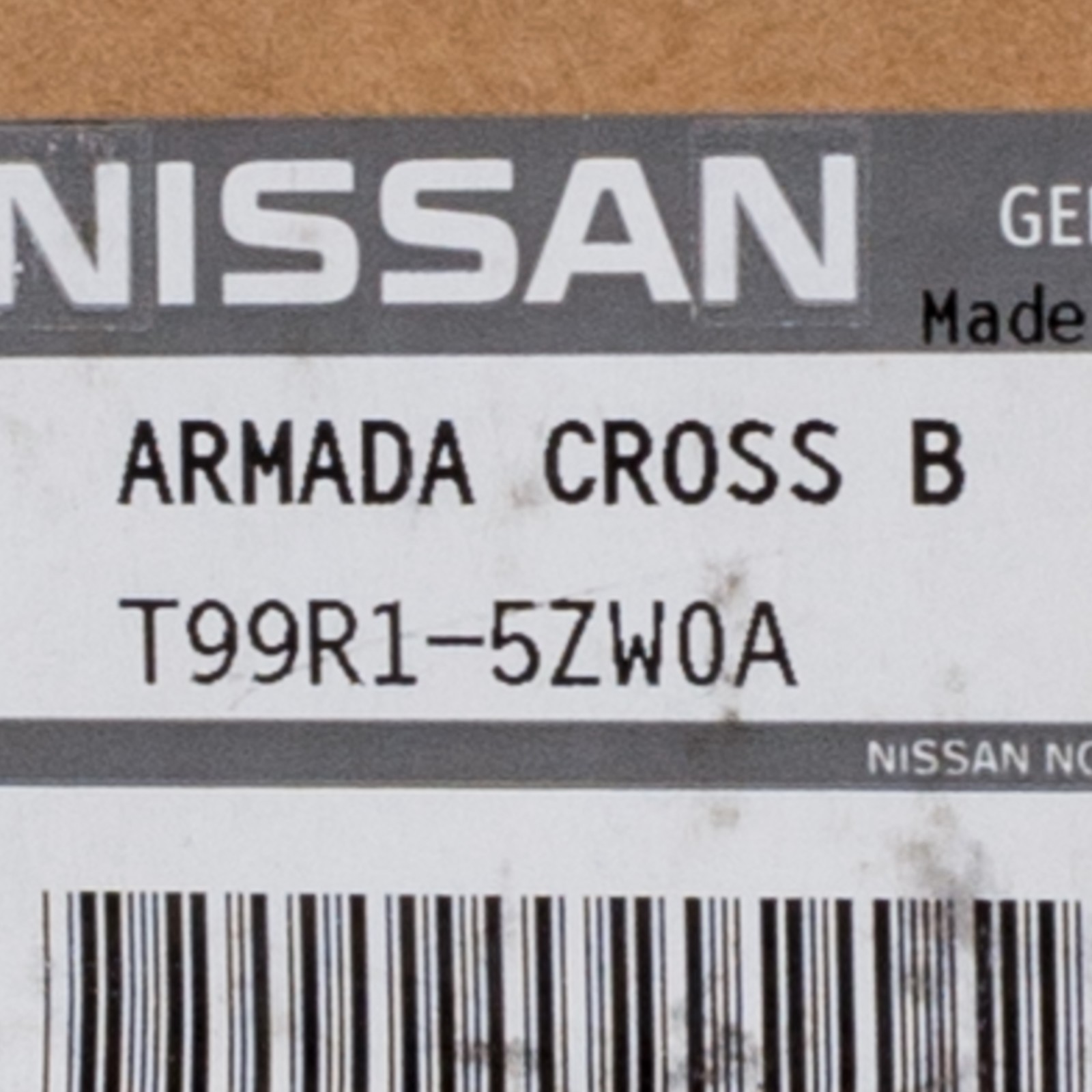 NEW OEM 2017-2020 NISSAN ARMADA ROOF RACK CROSS BAR SET T99R1-5ZW0A ...