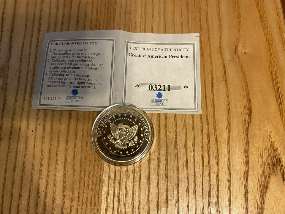 Franklin D Roosevelt Commemorative Coin American Mint New COA | eBay