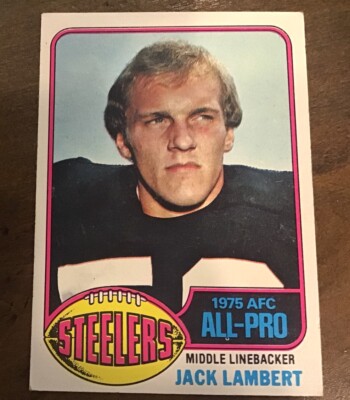 1976 Topps #220 Jack Lambert Rookie Card Pittsburgh Steelers | eBay