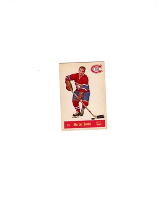 1957-58 Parkhurst Hockey #M18 Marcel Bonin | eBay