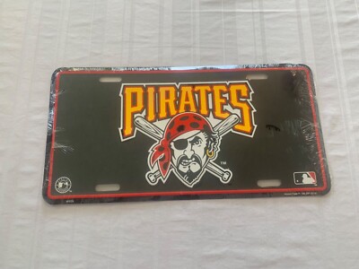 Pittsburgh Pirates MLB Metal License Plate Hangtime Brand | eBay