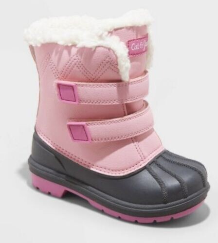 Cat & Jack Toddler Girls Winter Snow Boots Denver Pink Multiple Sizes ...