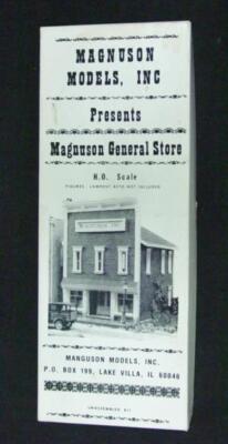 Magnuson Models - Magnuson General Store - HO Craftsman Building Kit # ...
