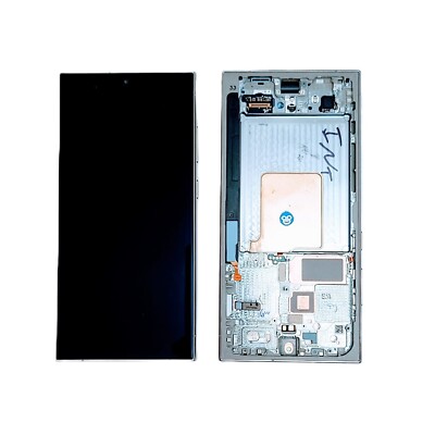 GENUINE SAMSUNG GALAXY S24 ULTRA S928 TITANIUM GREY LCD DISPLAY SCREEN ...