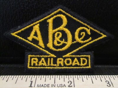 Atlanta Birmingham & Coast Railroad AB&C Embroidered Patch RR Train ...