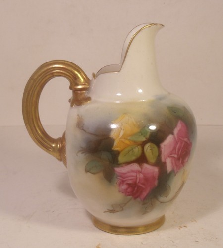 Royal Worcester Hadley Roses 5.25" Flat Back Jug | eBay