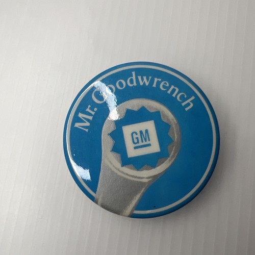 Vintage Advertising Button Pin GM Mr. Goodwrench General Motors | eBay