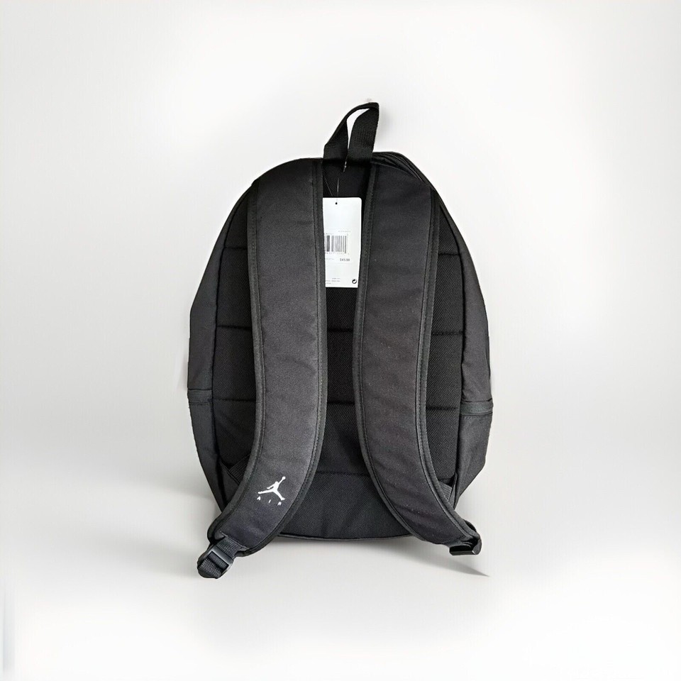 Nike Air Jordan Jumpman Backpack School Gym Book Bag 9A0289-F66 Black ...