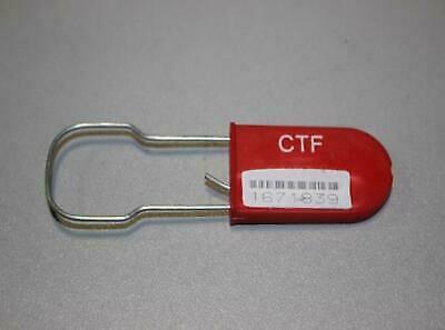 21852003 Lot of 25 Security Red Security Tag Seals Tab tamper lock out ...