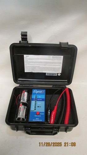 Supco megohmmeter m501 megohms insulation tester xlnt w/ case | eBay