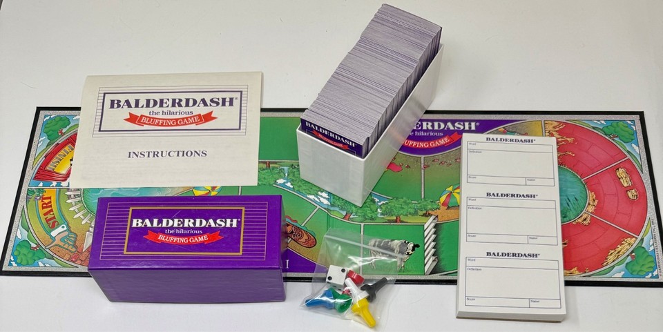Balderdash Board Game - 1984 - The Hilarious Bluffing Game - Complete ...