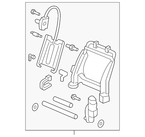 Genuine Honda Frame R Front Seat-Back 81126-SHJ-A41 | eBay