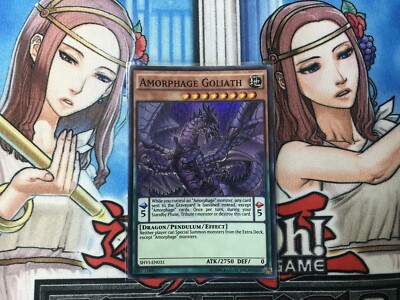 yugioh Amorphage Goliath super rare unlimited edition SHVI-EN031 | eBay