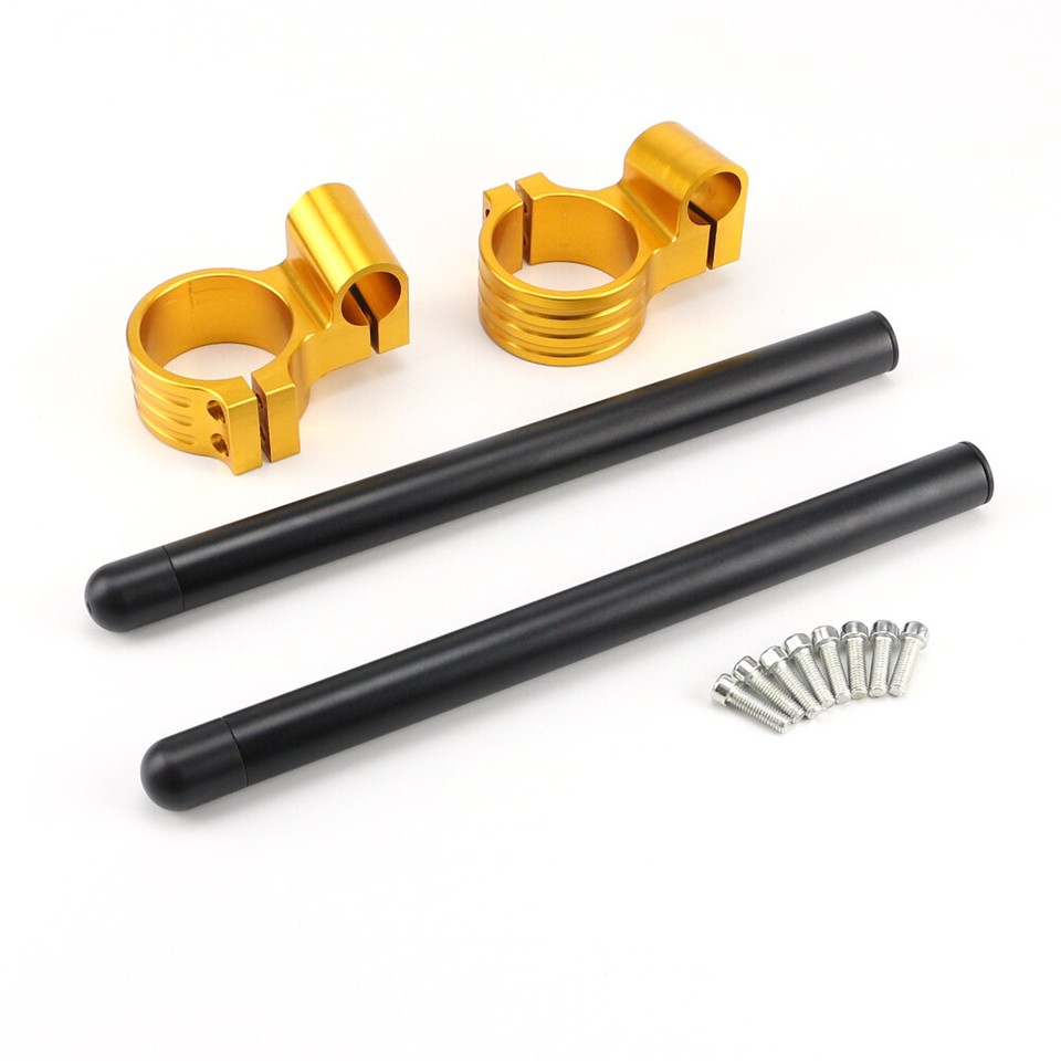 41MM Motorcycle High Lift Universal Adjustable Clip Ons On Handlebar ...