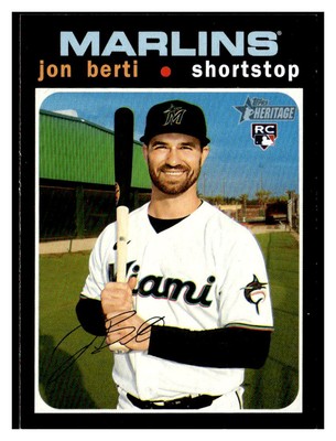 2020 Topps Heritage #540 Jon Berti RC | eBay