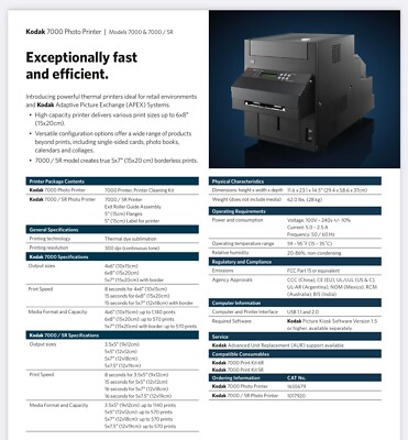Kodak 7000 Printer APEX ( NEW open Box) | eBay