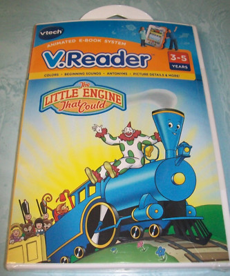 vtech V.Reader - The Little Engine That Could Reading Learning Game ...
