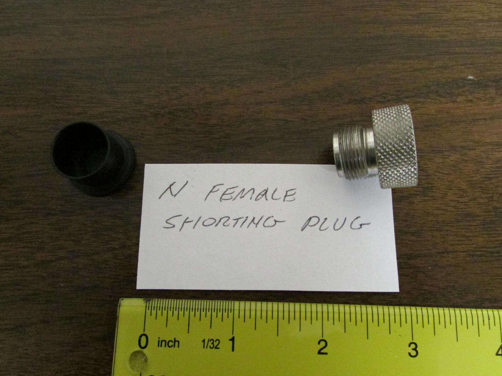 Knurled N-Female Coaxial Short Shorting Plug RF Microwave | eBay