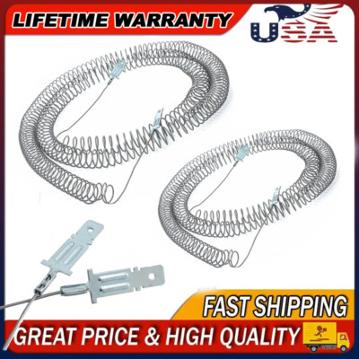 2PC 5300622032 Restring Dryer Heating Element Coil Kit For Frigidaire ...