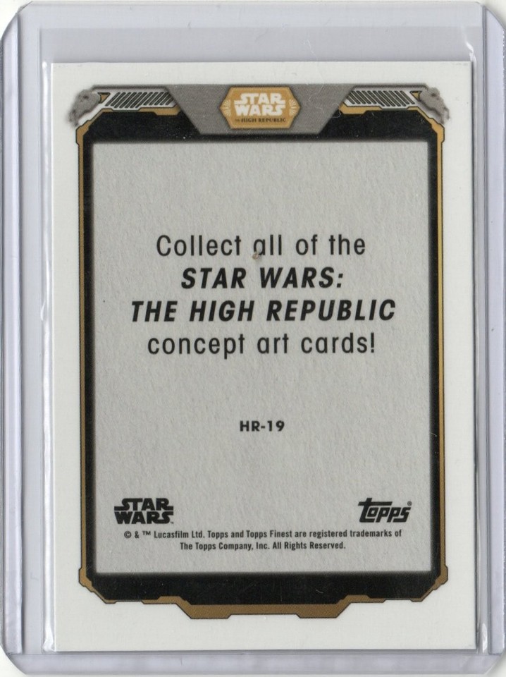 2022 Star Wars Finest Marchion Ro High Republic Concept Art #HR19 | eBay