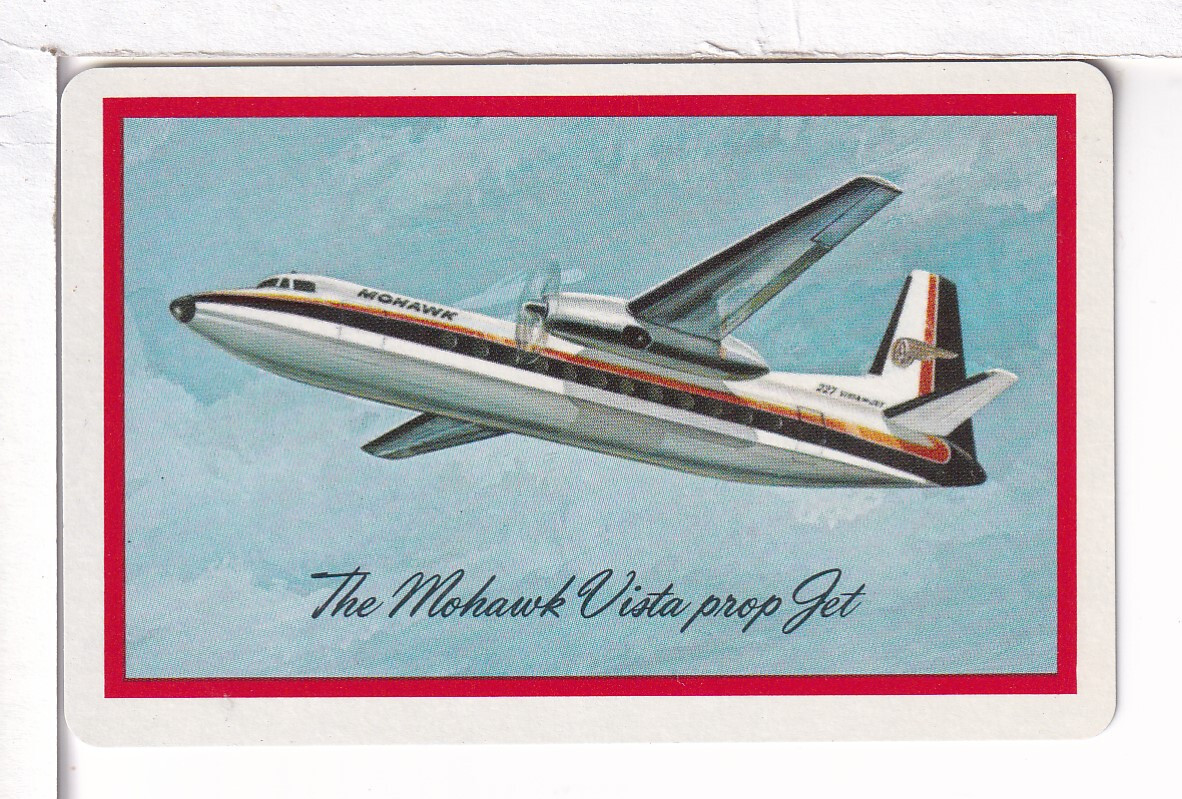 Single Airline Playing Card "Mohawk Airnline, USA 100 A" Chan/Mertens ...