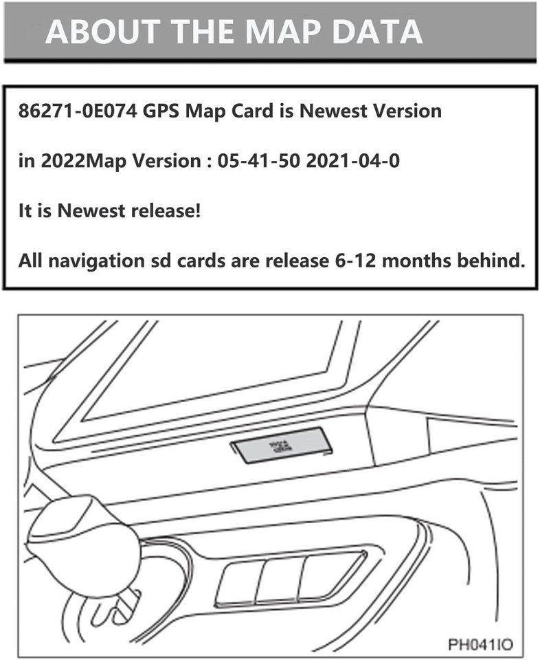2023 Latest Updated Navigation SD Card Fits Toyota GPS Map Update USA ...